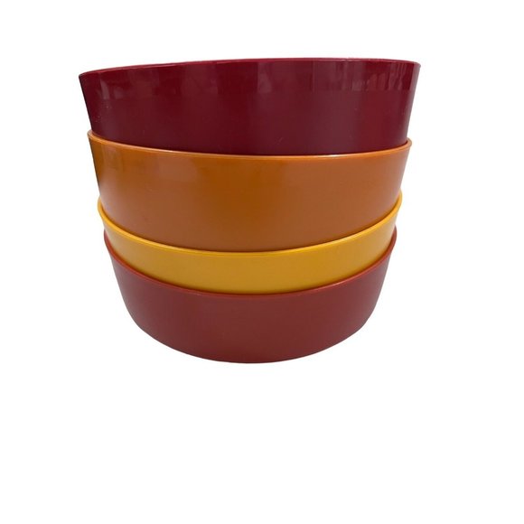 Dining | Vtg 1286 Harvest Tupperware Little Wonder Bowls No Lids 6 Oz ...